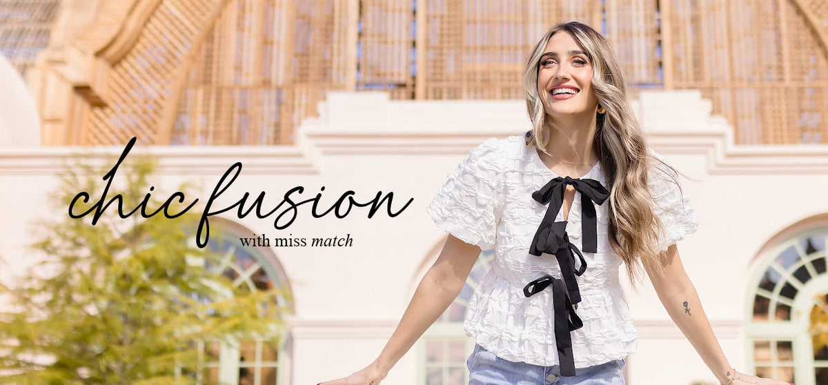 Chic Fusion: Denim Dreams and Top Trends! – Miss Match Group Inc.